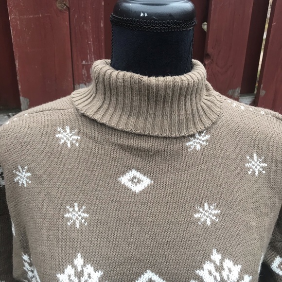 MJ Carroll | Sweaters | Vintage Brown Turtleneck Sweater | Poshmark